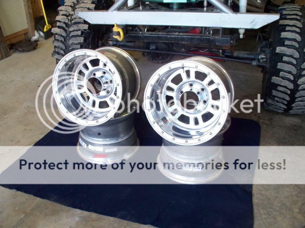 *Sold*(4) 16.5x12 Weld Racing Mountain Crusher Wheels w/ center caps ...